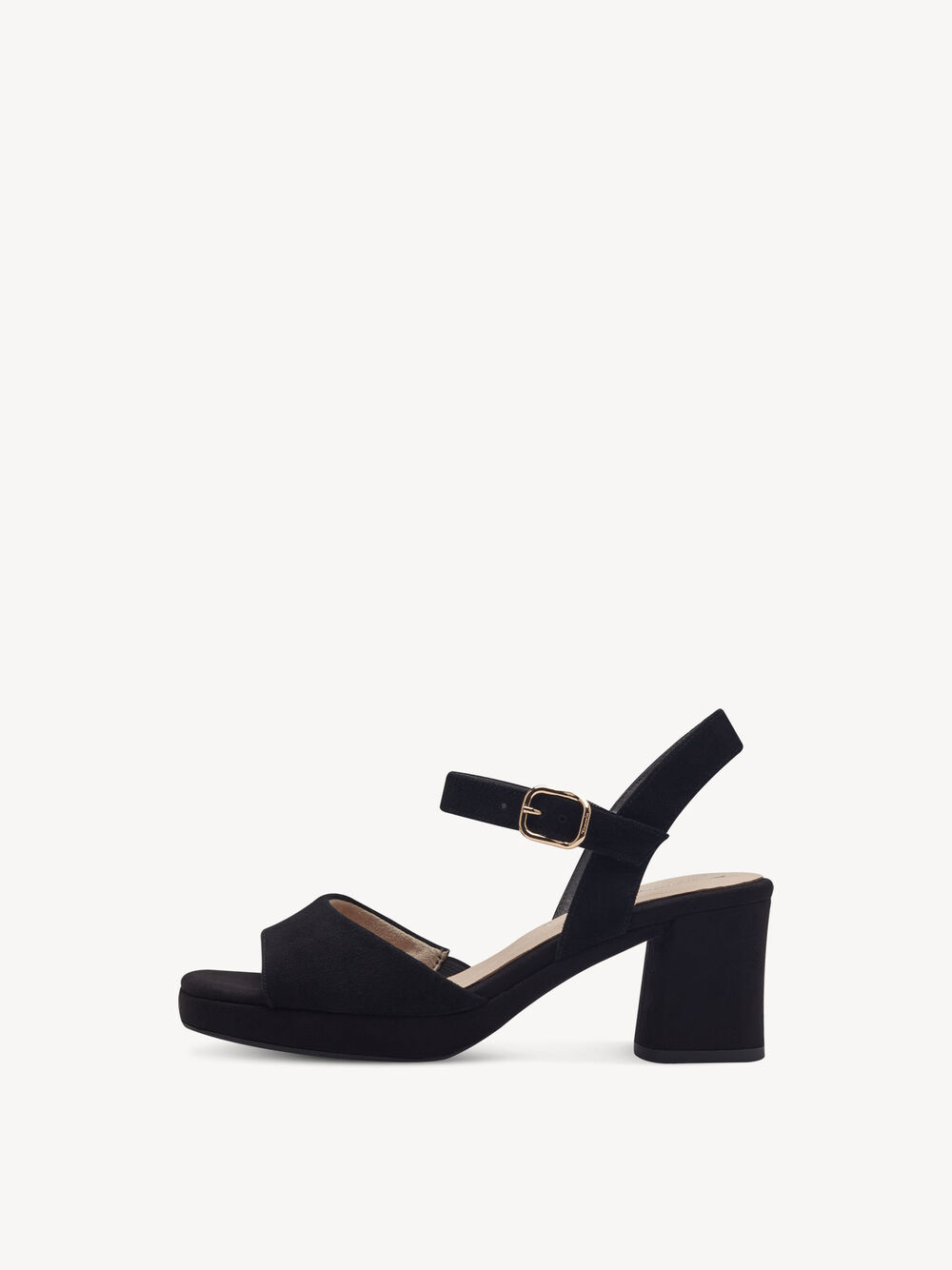 Sandale à talon en cuir - noir 8-88309-42-019 : Achetez en ligne les ...