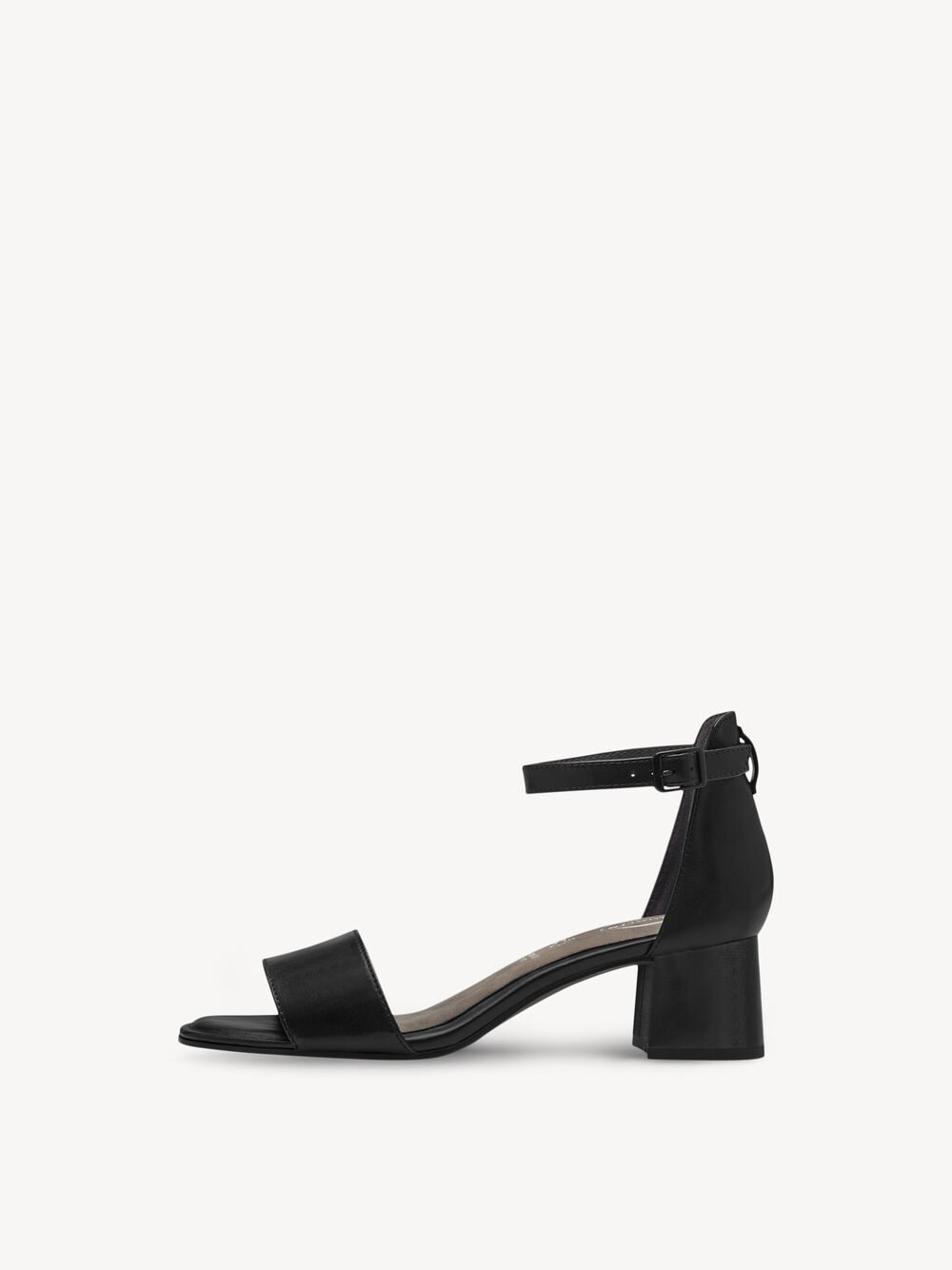 Leather Heeled sandal - black 8-88304-42-022: Buy Tamaris Sandals online!