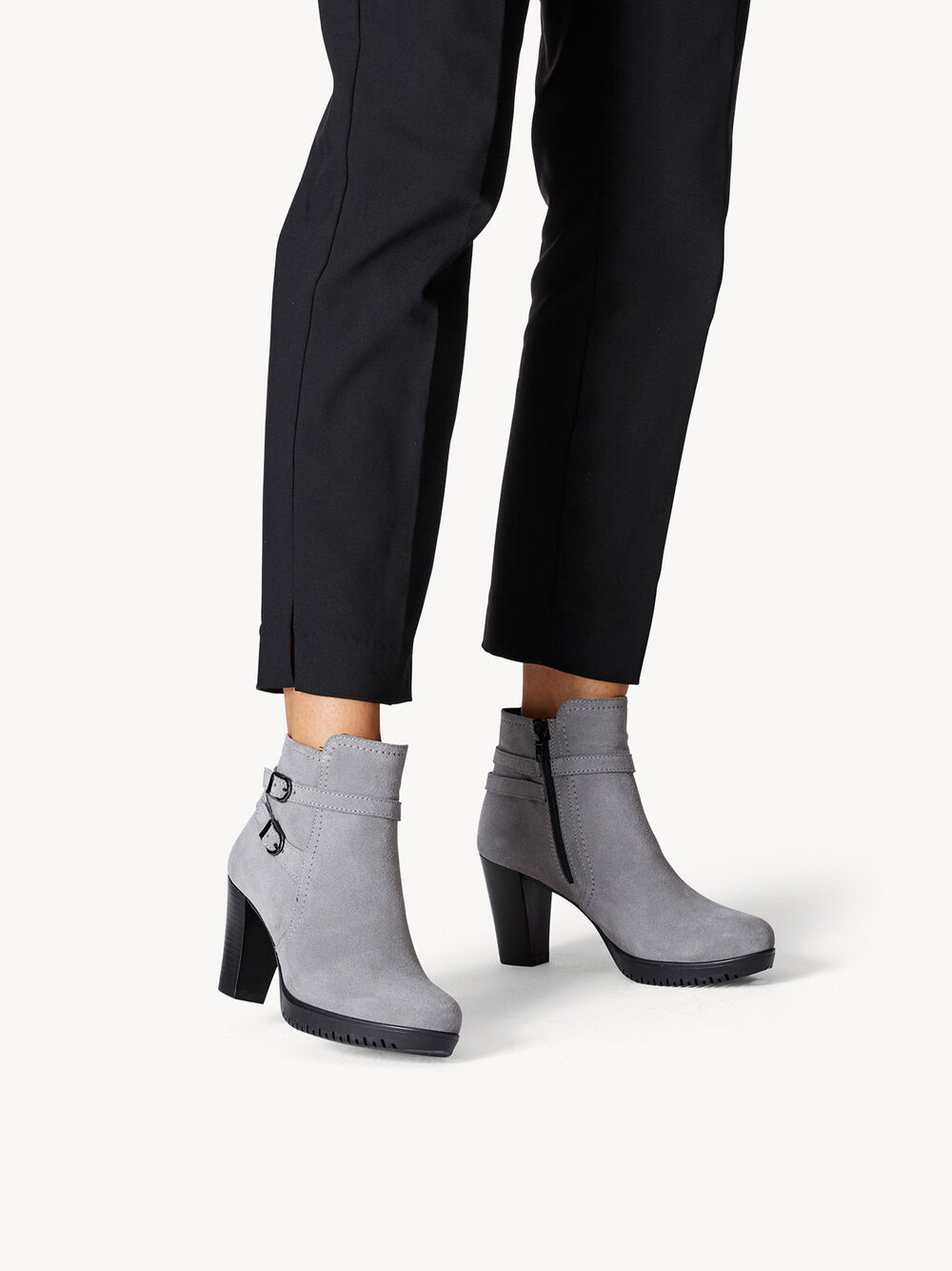 Spannende Stiefeletten Tamaris Grau Fotos