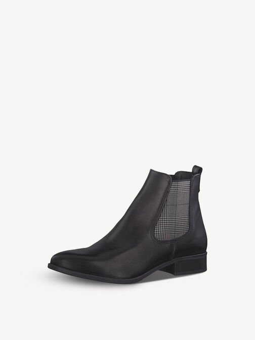 Bottines Chelsea en cuir suédés, lisses & vernis | Tamaris