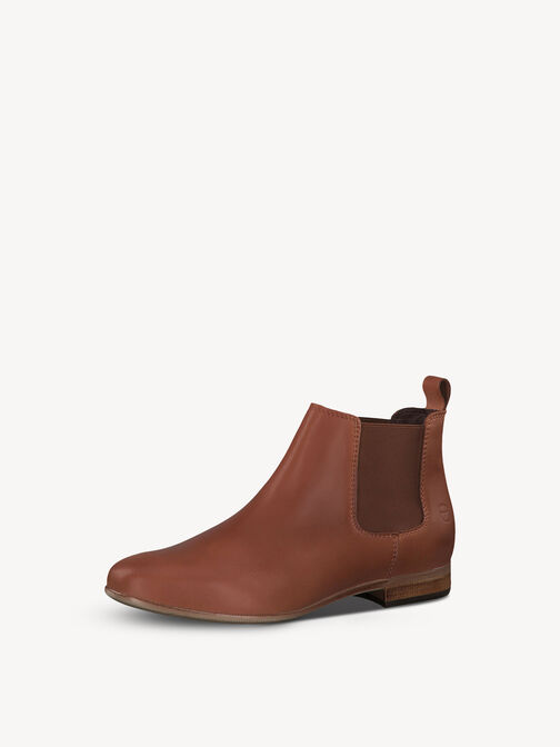 Bottines Chelsea en cuir suédés, lisses & vernis | Tamaris