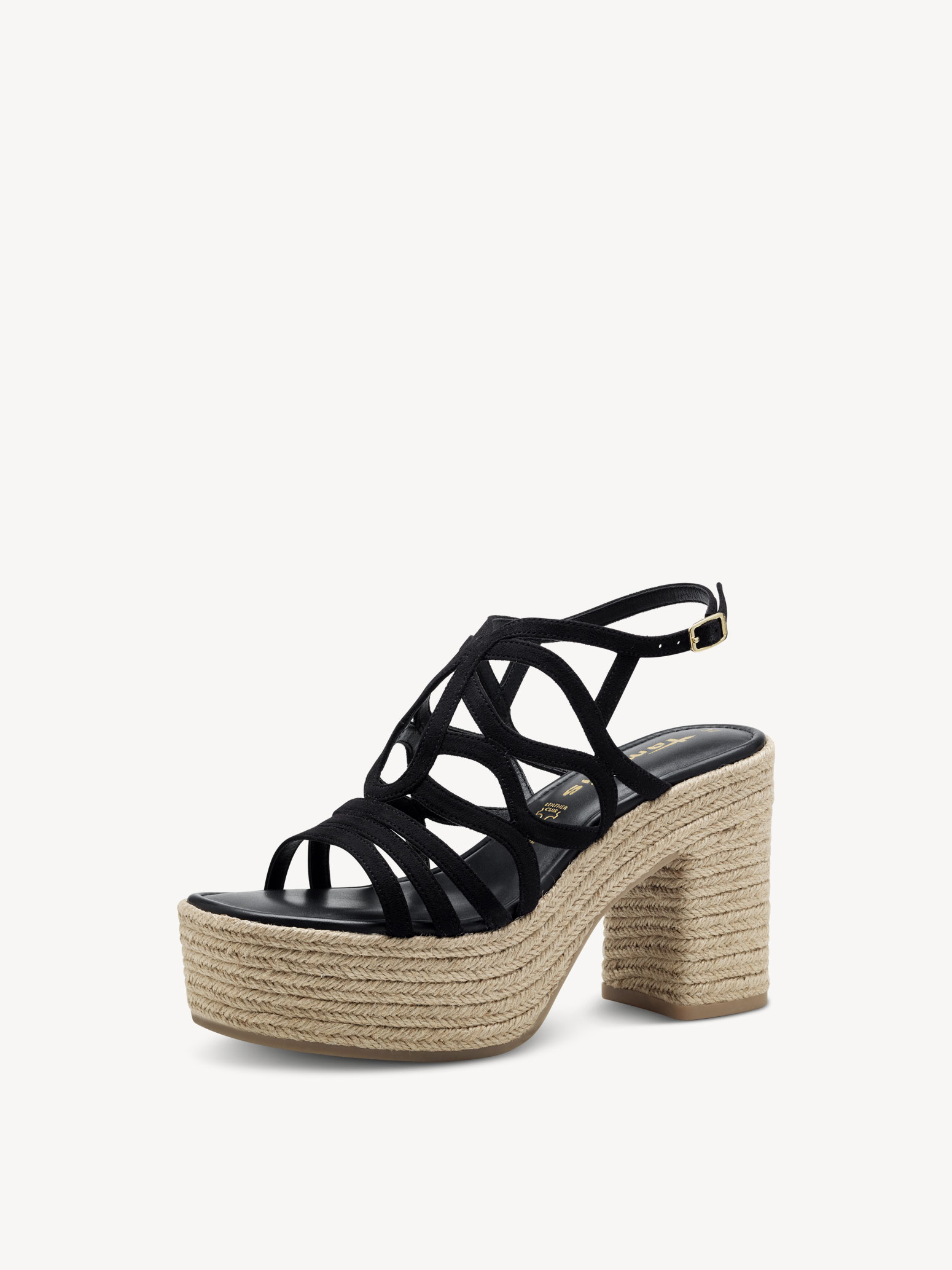 Sandale à talon - noir 1-1-28033-30-001 : Achetez en ligne les Sandales ...