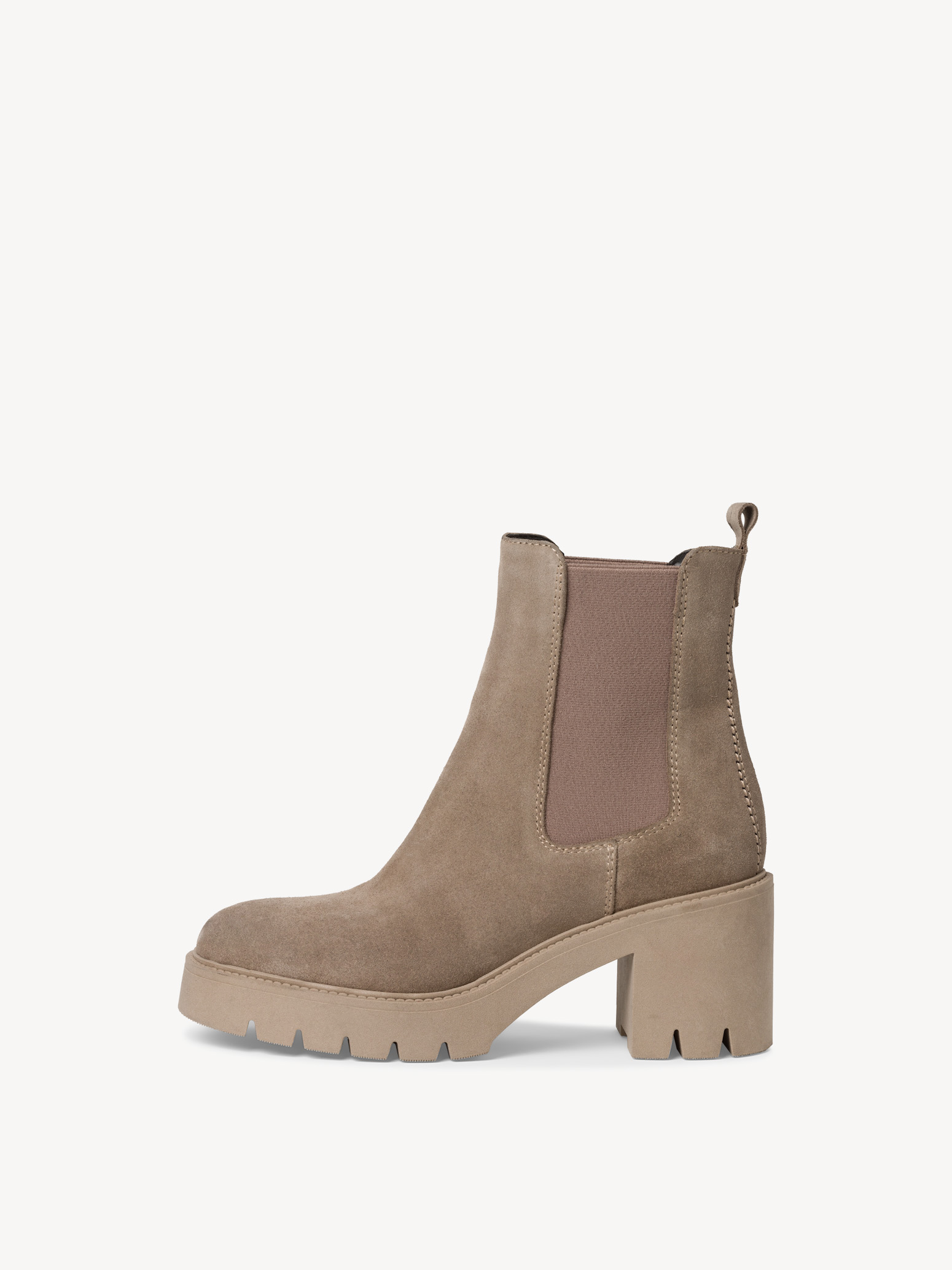 Bottine Chelsea en cuir - beige 1-25469-41-341 : Achetez en ligne les ...