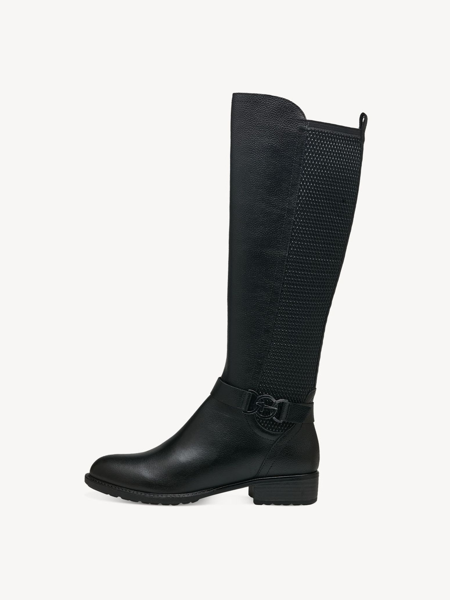 Bottes en cuir - noir 1-25511-41-001 : Achetez en ligne les Bottes de ...