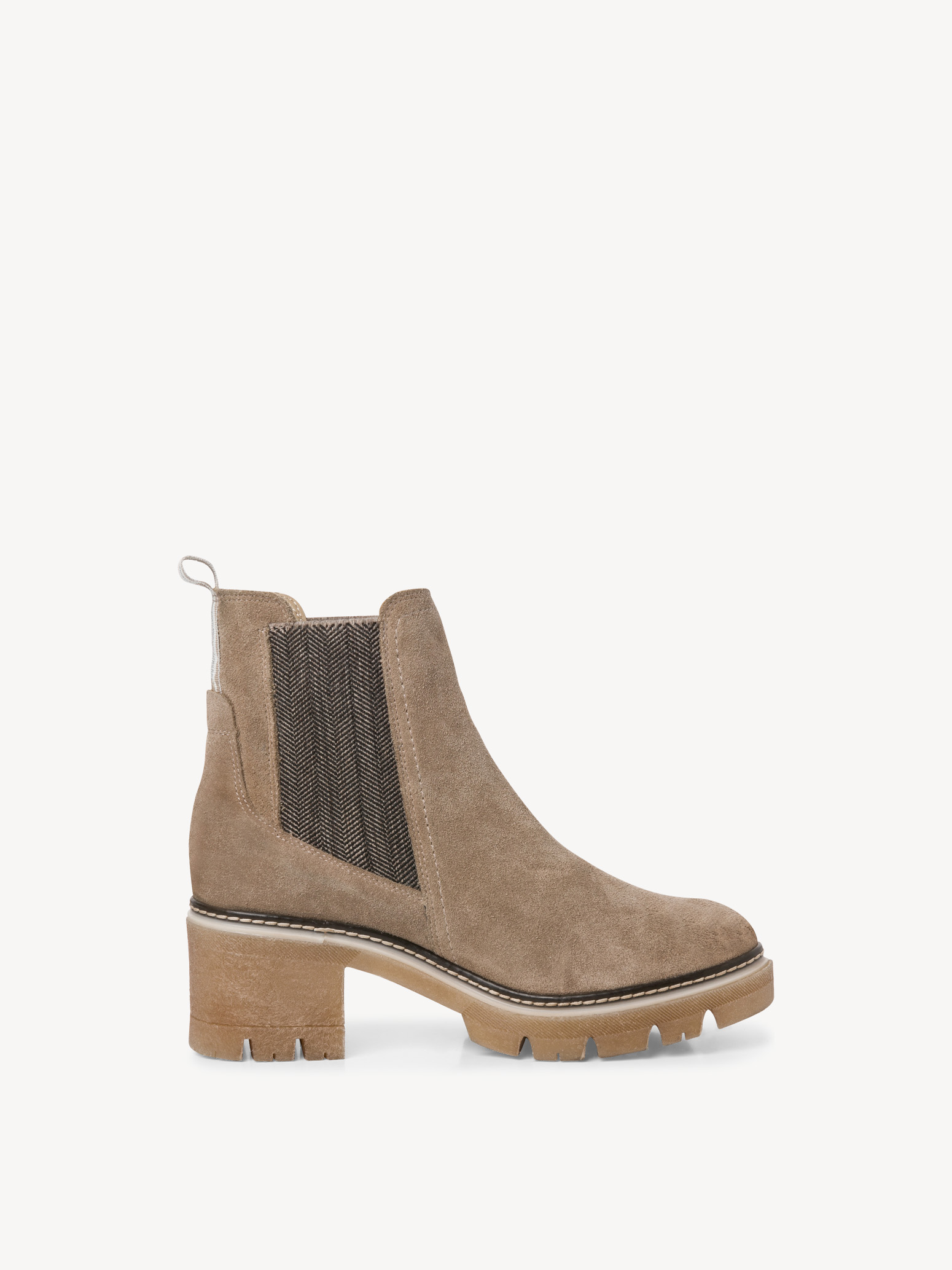 Bottine Chelsea en cuir - beige 1-25936-41-341 : Achetez en ligne les ...
