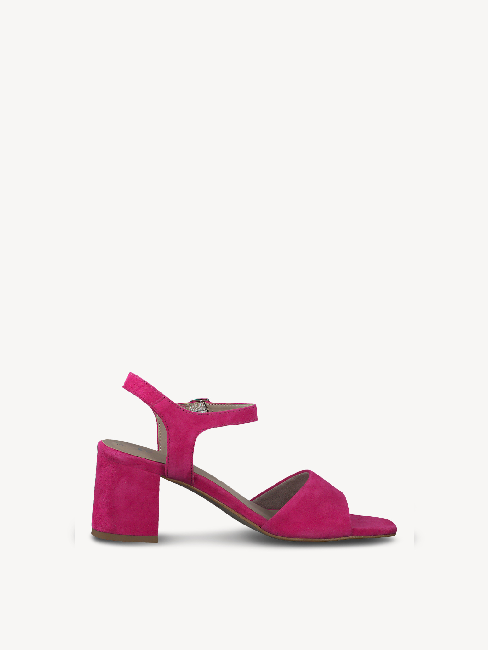 Sandale à talon en cuir - rose fuchsia 1-1-28301-20-514 : Achetez en ...
