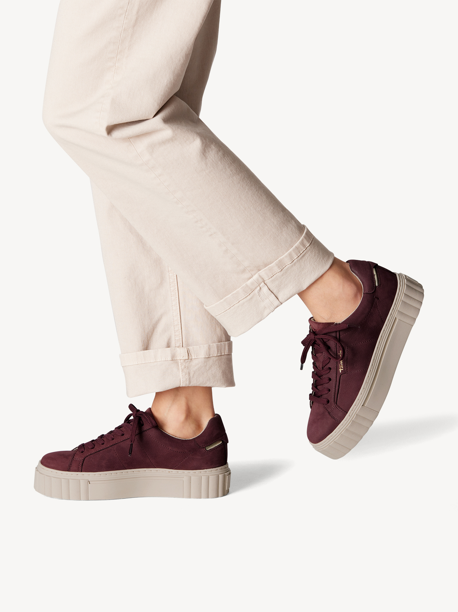 Sneaker - rød 1-23738-41-549:Køb Tamaris online nu!