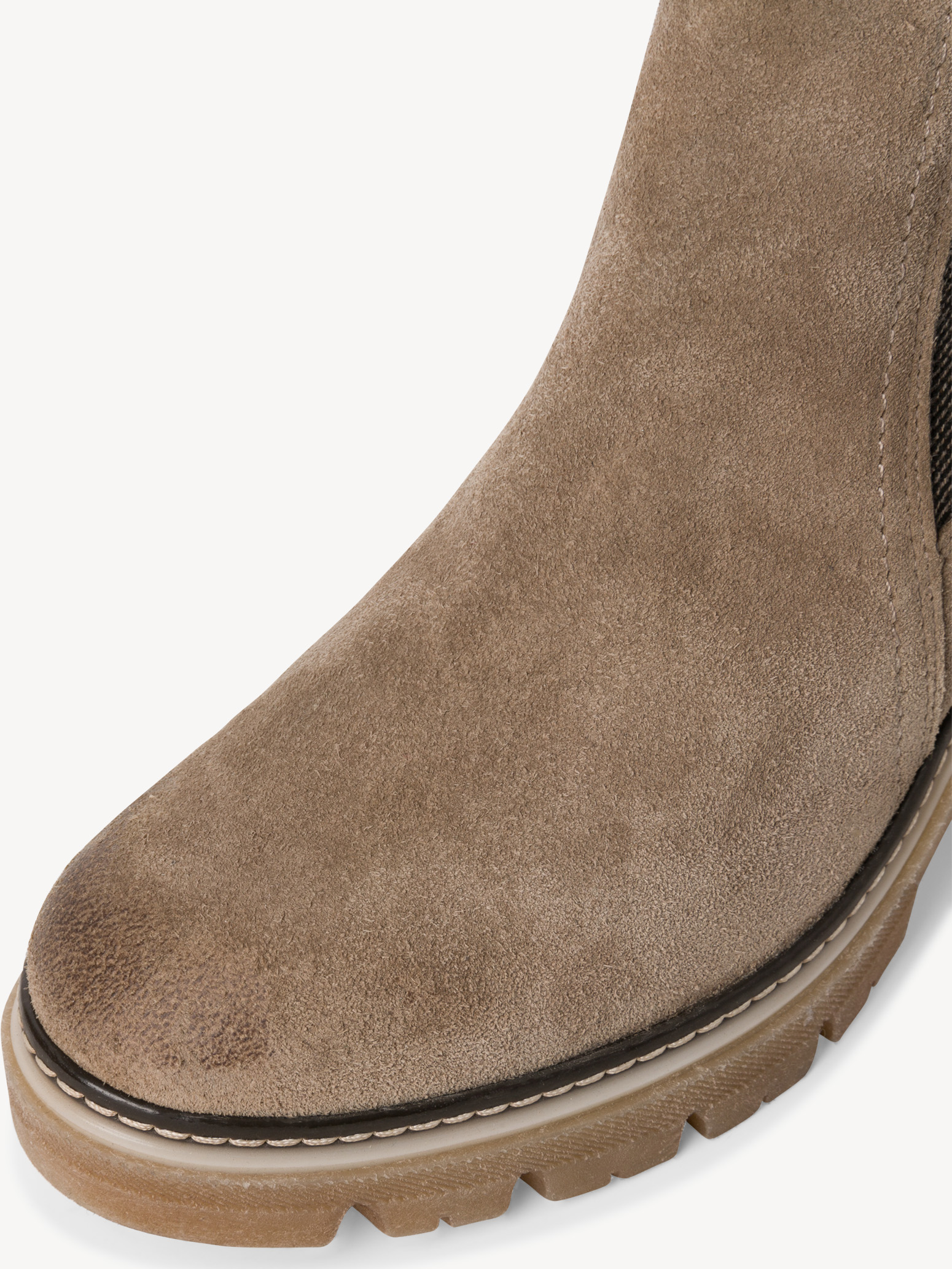 Bottine Chelsea en cuir - beige 1-25936-41-341 : Achetez en ligne les ...