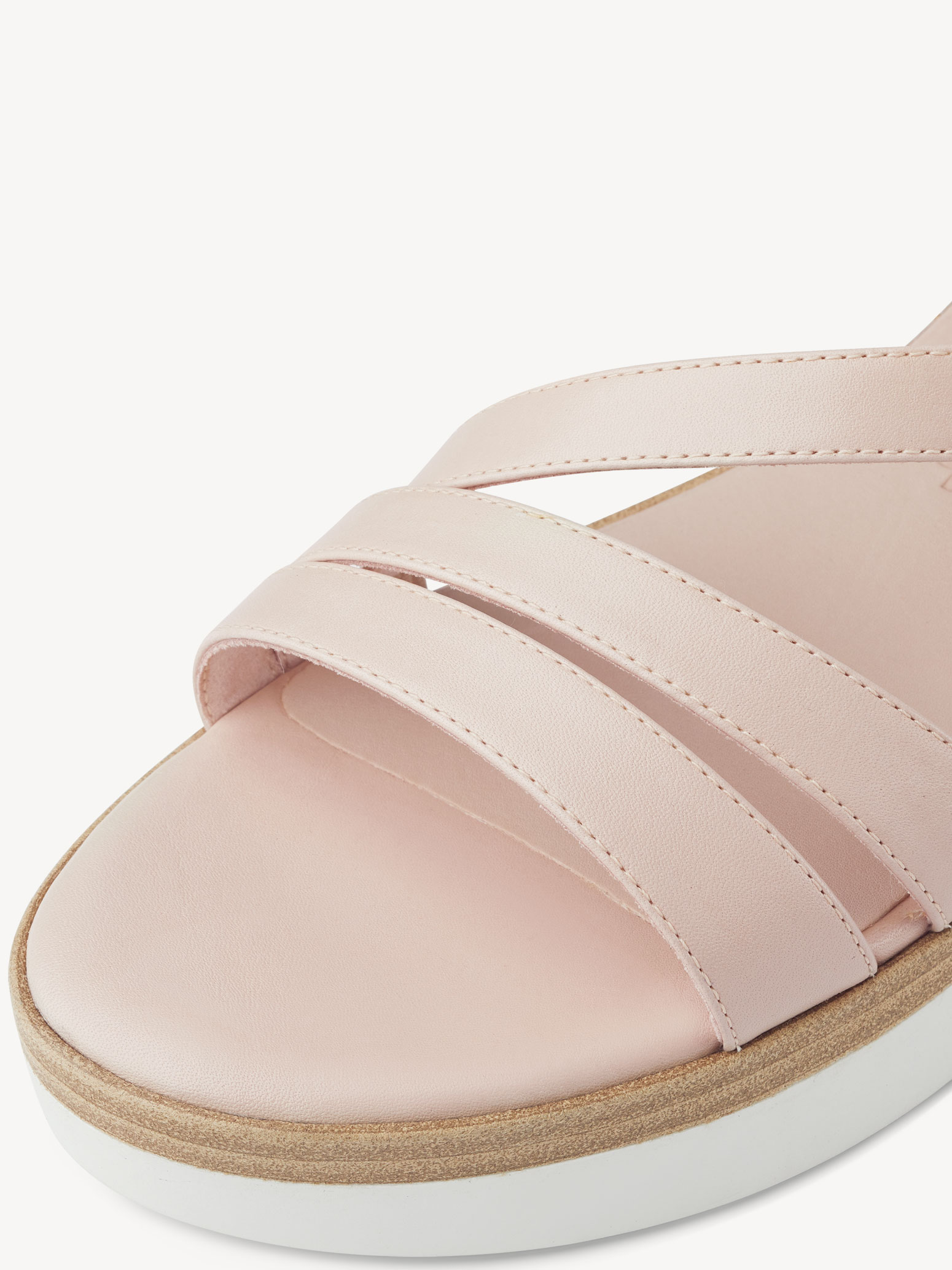 Sandale à talon en cuir - rose 1-1-28215-20-508 : Achetez en ligne les ...