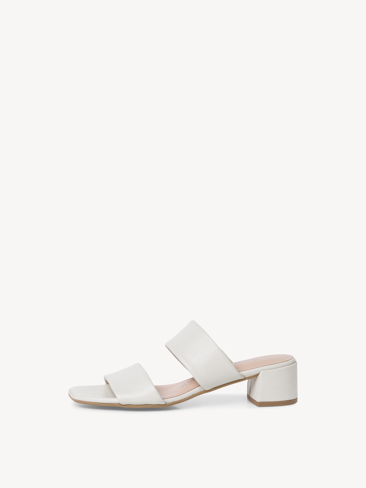 Leather Mule - white 1-1-27223-20-100: Buy Tamaris Mules online!