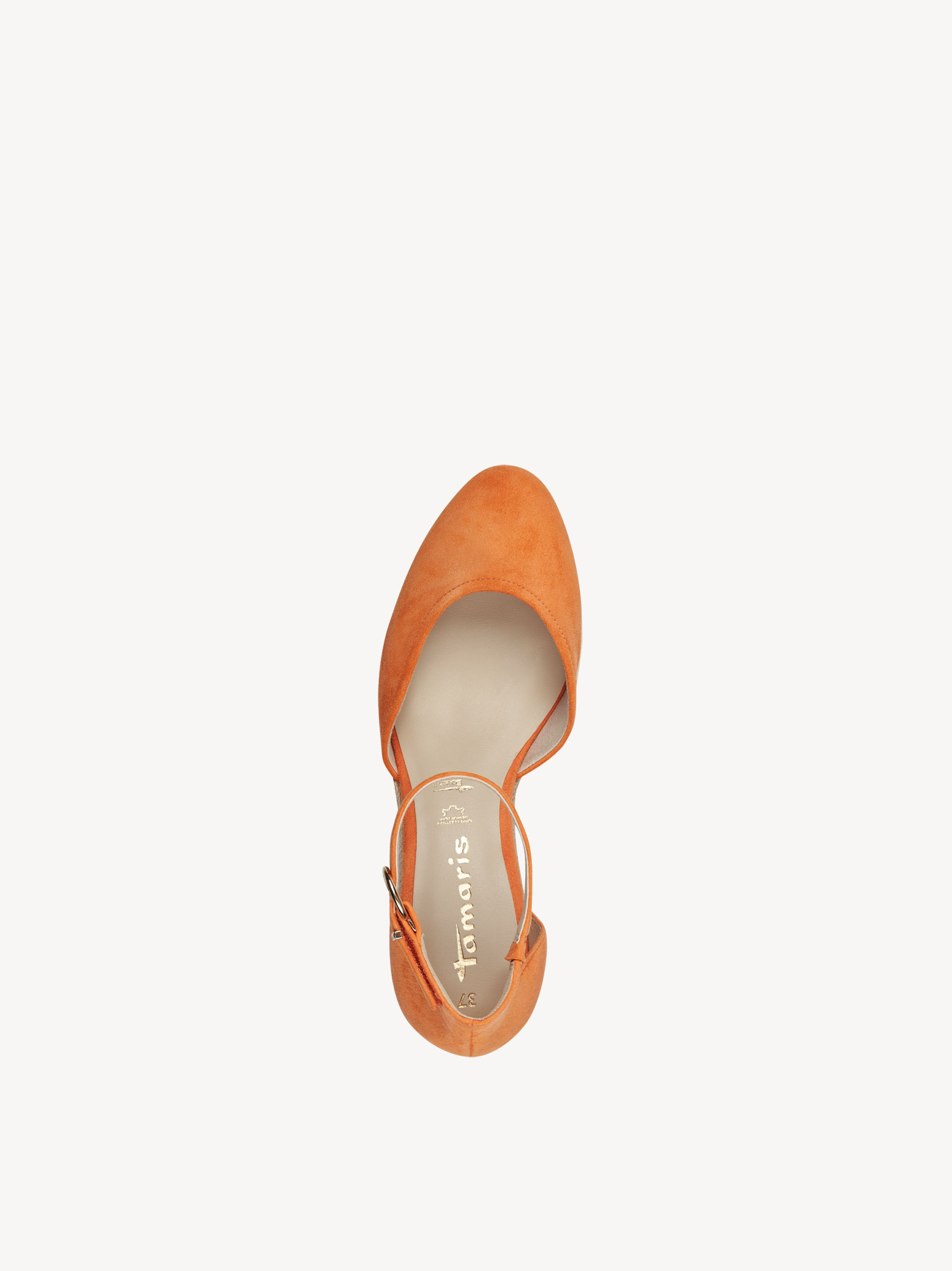 Leather Wedge pumps - orange 1-22309-42-606: Buy Tamaris Pumps online!